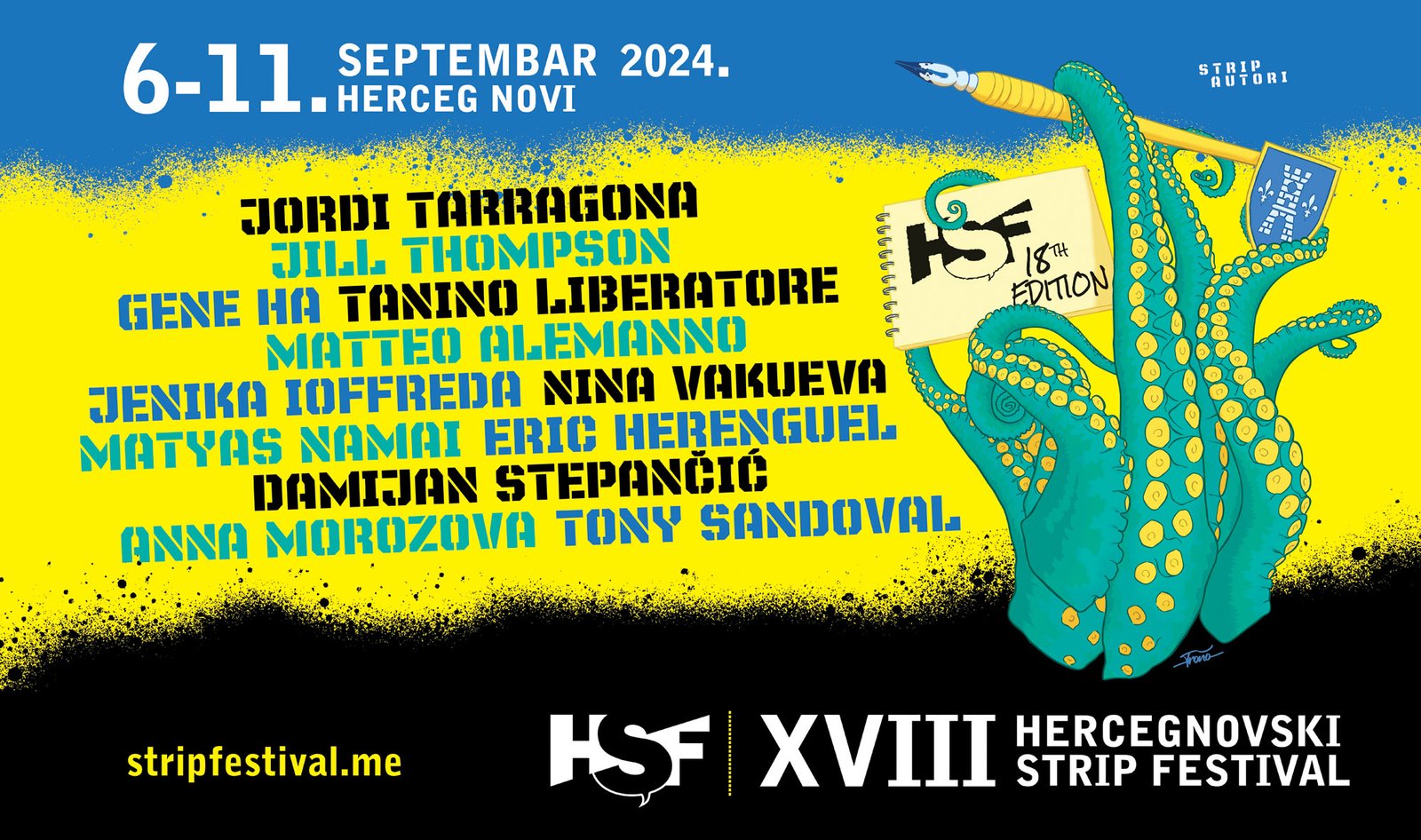 PROGRAM XVIII HSF-a, 06 - 11. septembar 2024. | Herceg Novi Cool